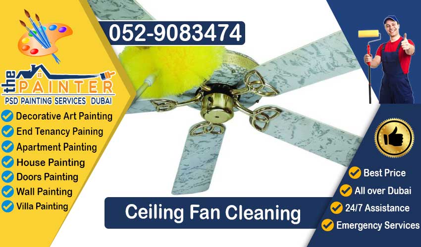 How to Clean Your Ceiling Fan Without Getting Hurt - Step by Step